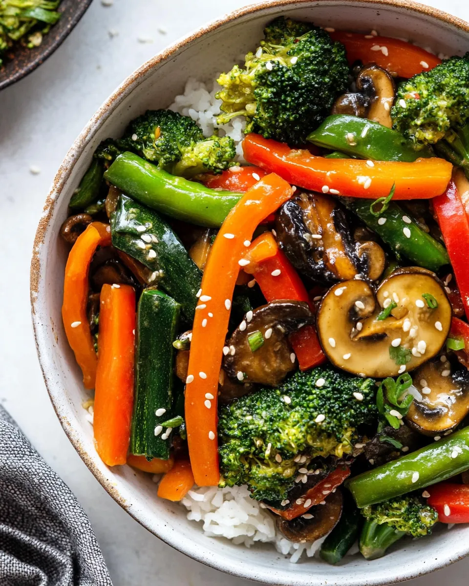 Vegetable Stir Fry - ForkandPan