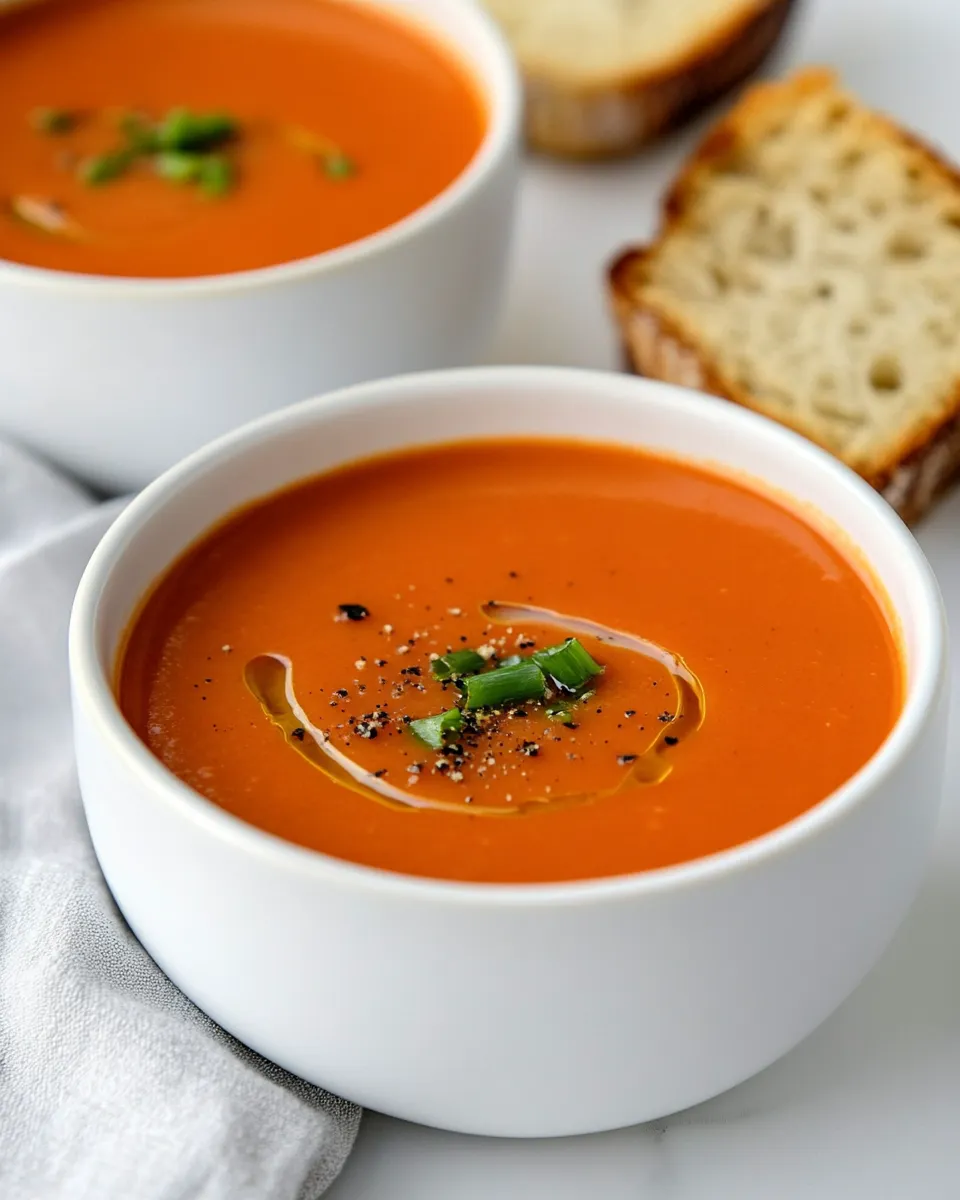 Easy Tomato Soup - ForkandPan