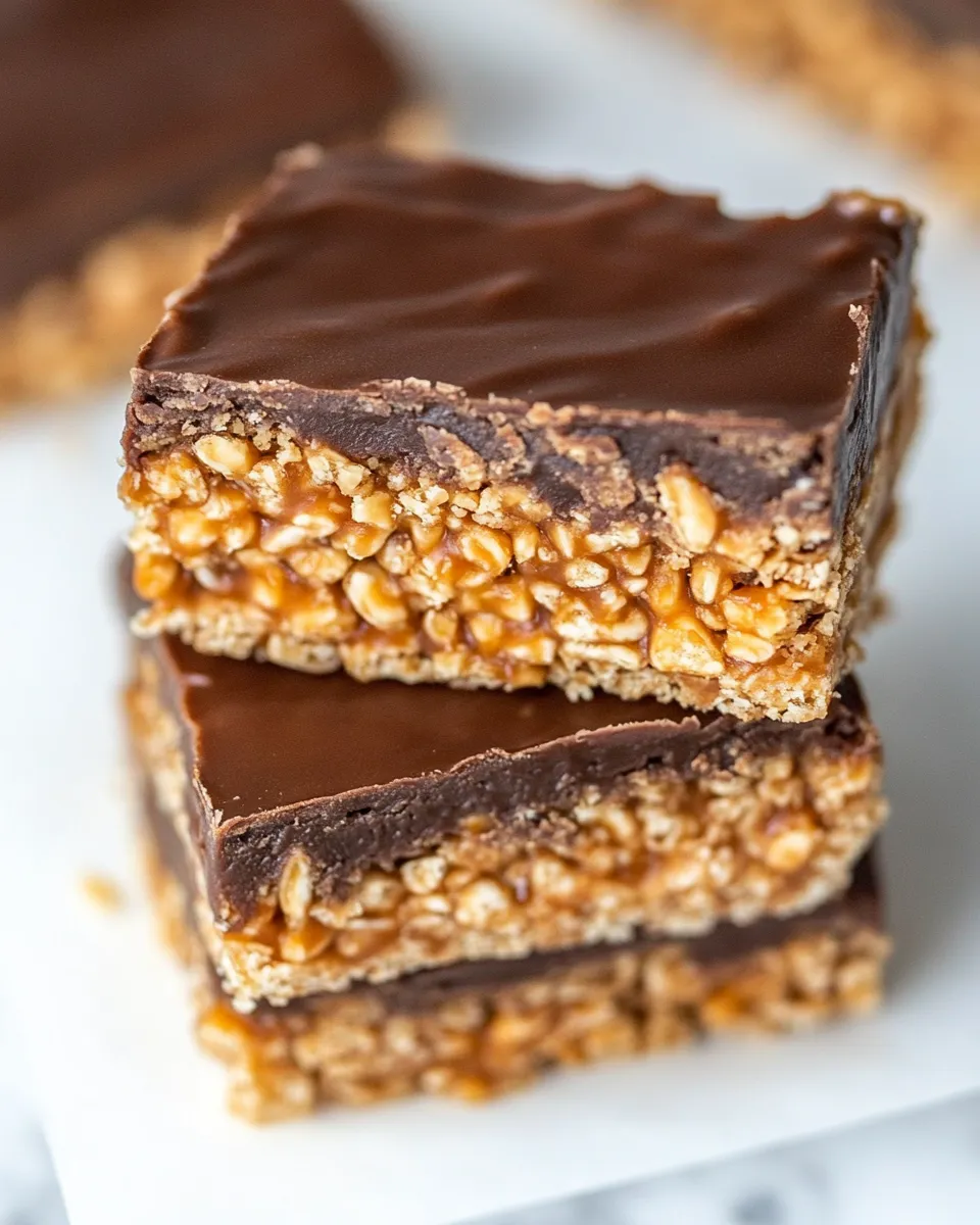 Healthy Scotcheroos (No Corn Syrup!) - Fork and Pan