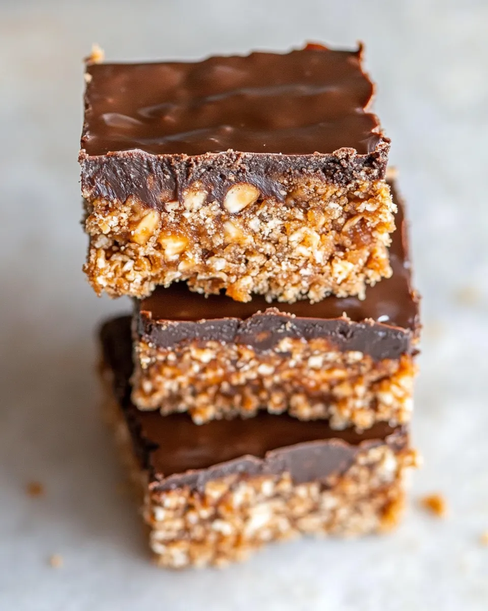 Healthy Scotcheroos (No Corn Syrup!) - Fork and Pan