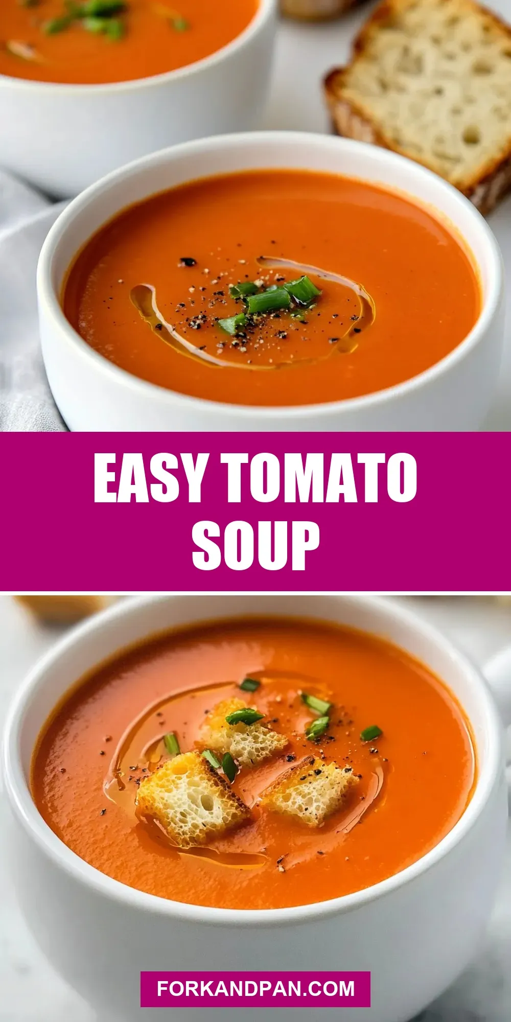 Easy Tomato Soup - ForkandPan