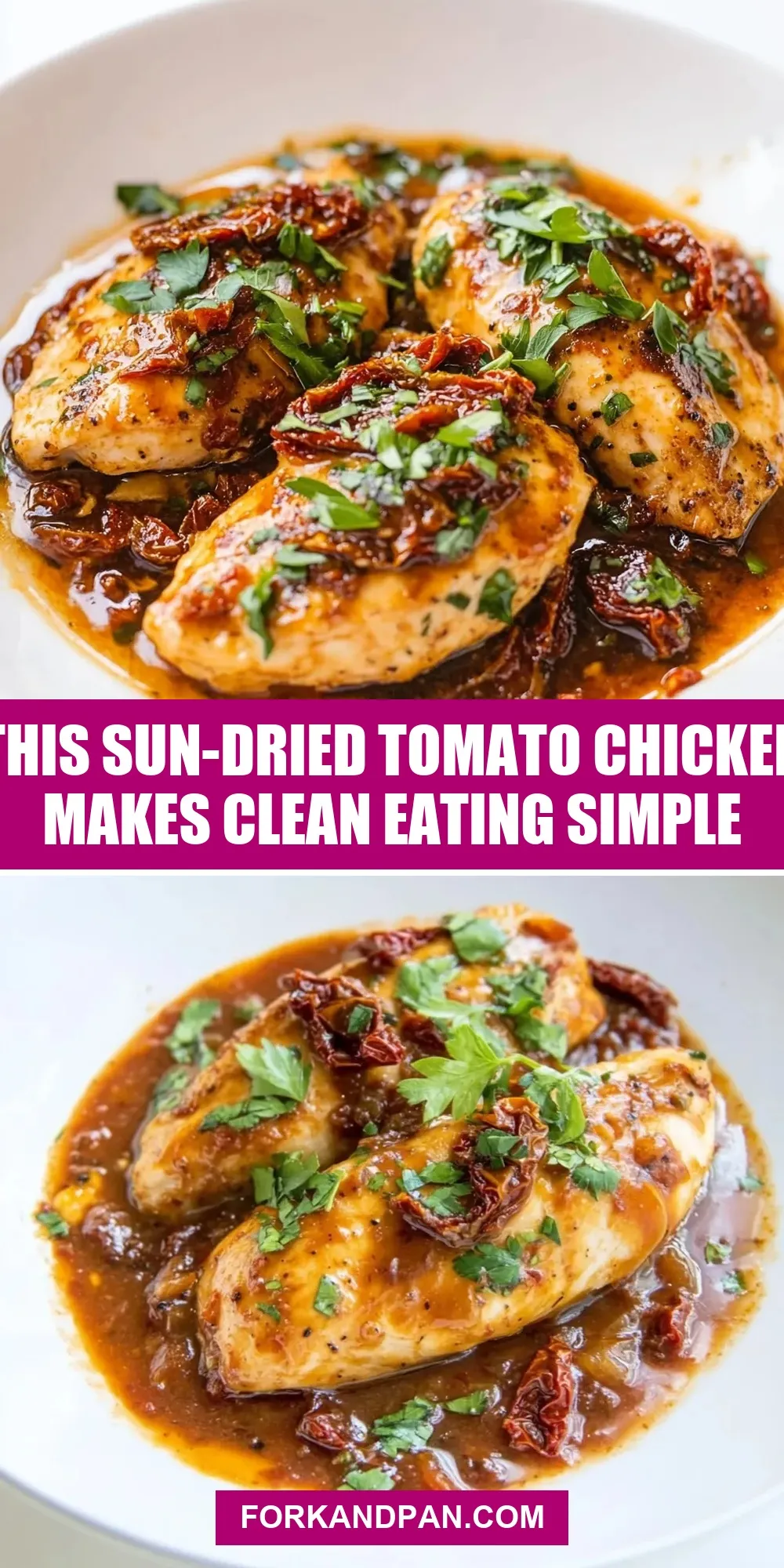 This Sun-Dried Tomato Chicken Makes Clean Eating Simple - ForkandPan