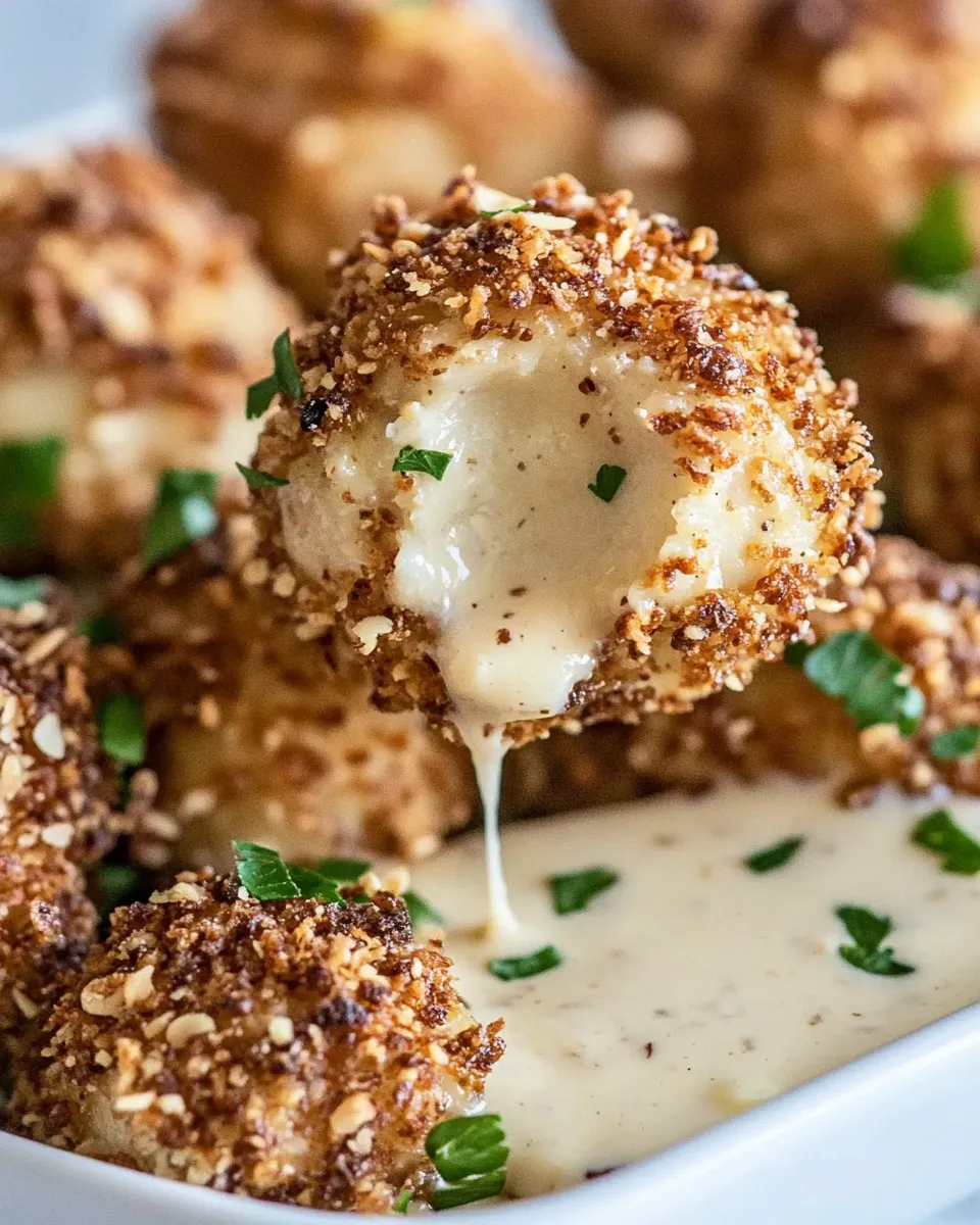 Almond-Crusted Chicken Bites with Honey-Mustard Dip - ForkandPan