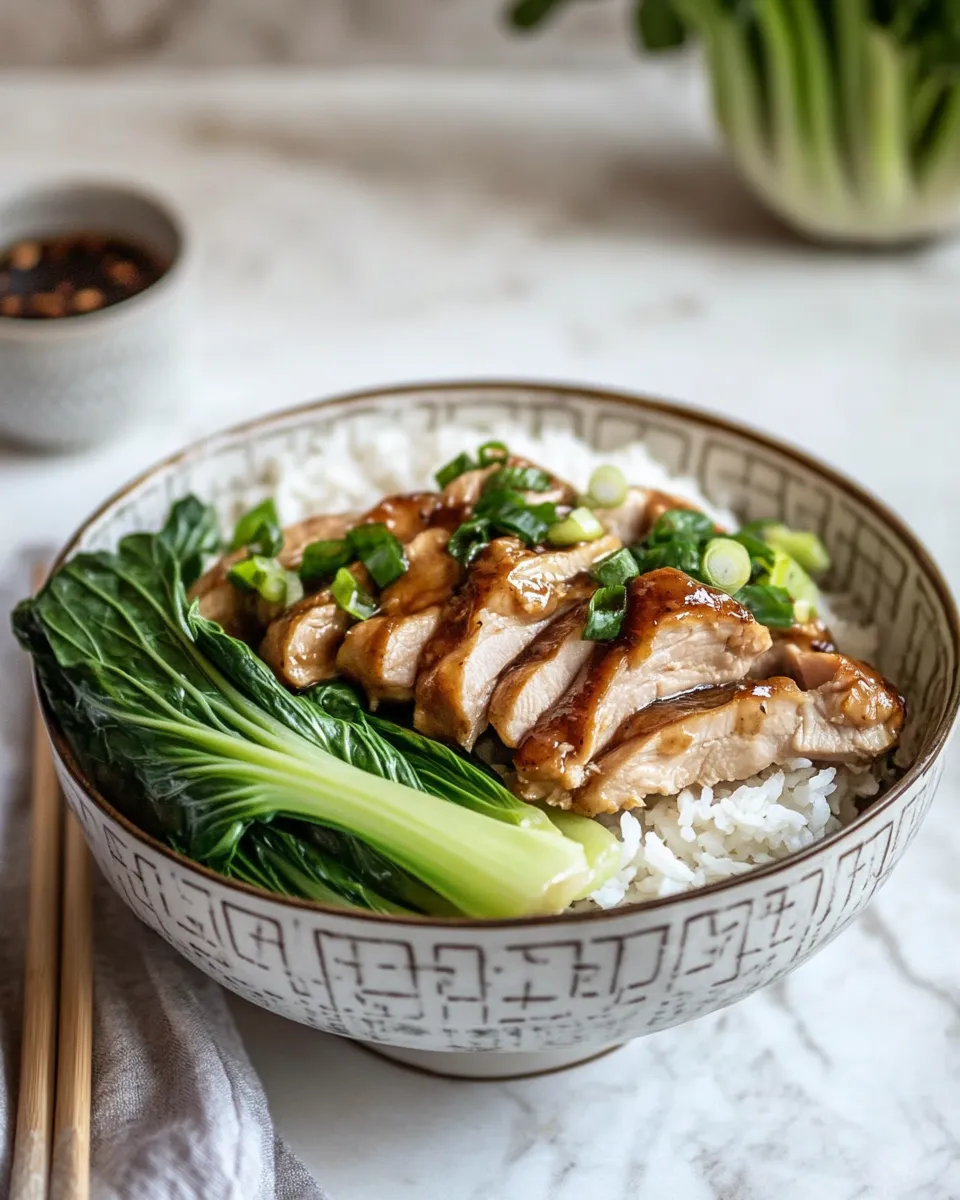Asian Chicken Recipe (With Pak Choi) - ForkandPan