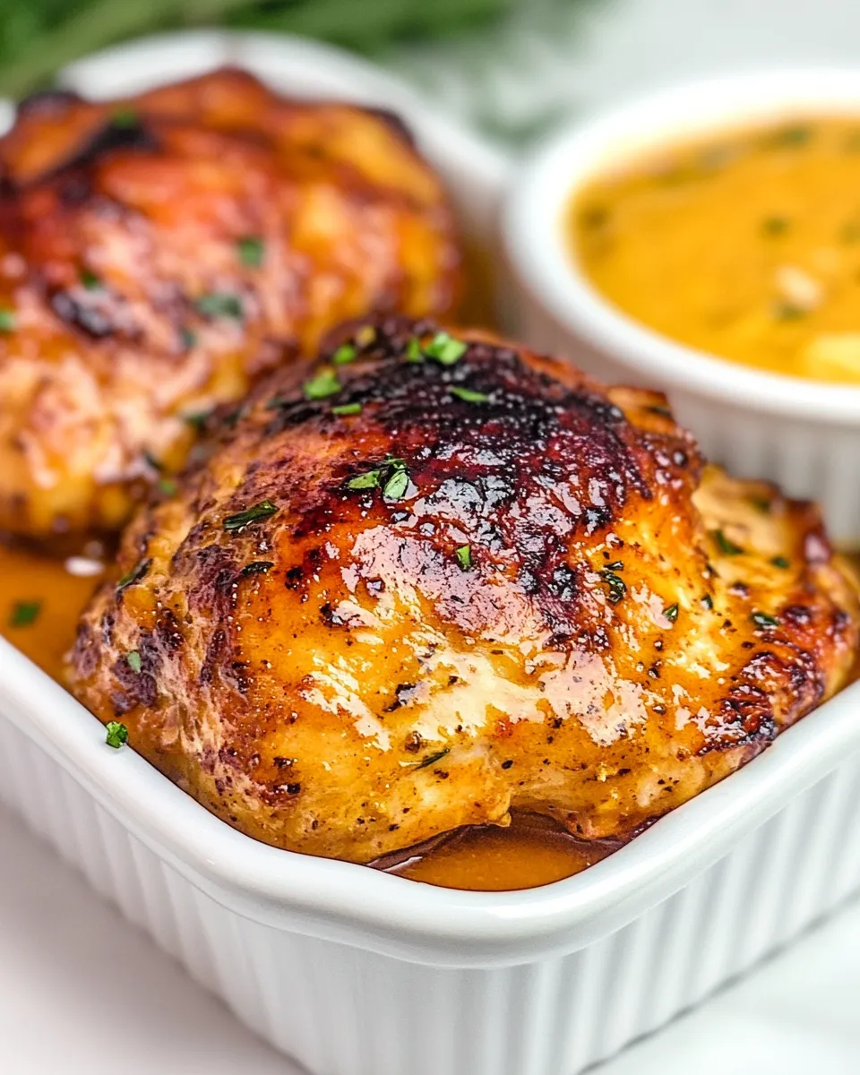 Buffalo Honey Mustard Chicken - ForkandPan