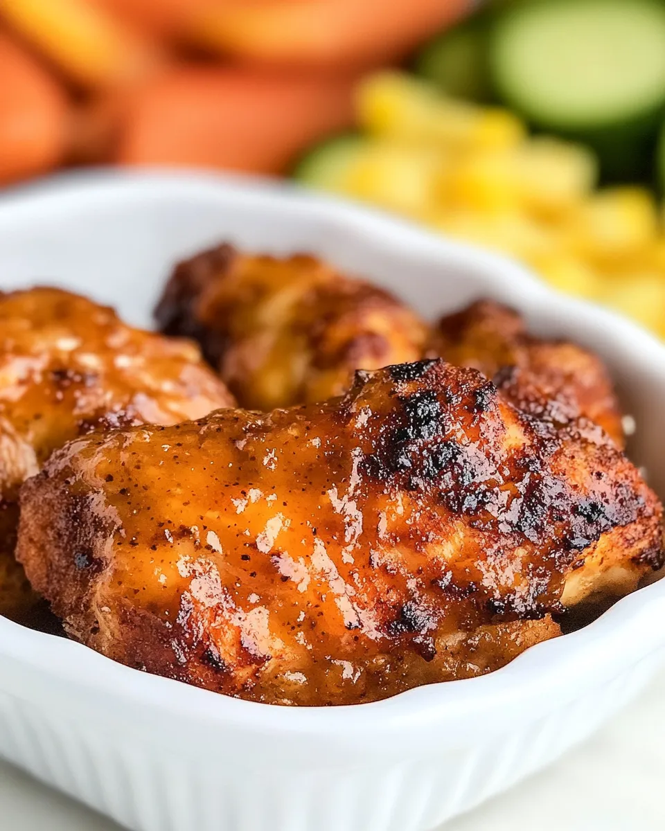 Buffalo Honey Mustard Chicken - ForkandPan