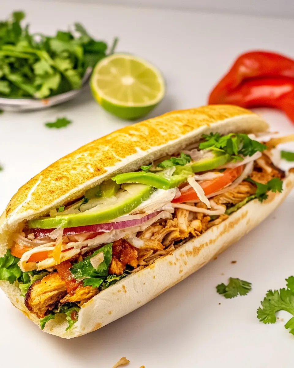 Chicken Torta - ForkandPan