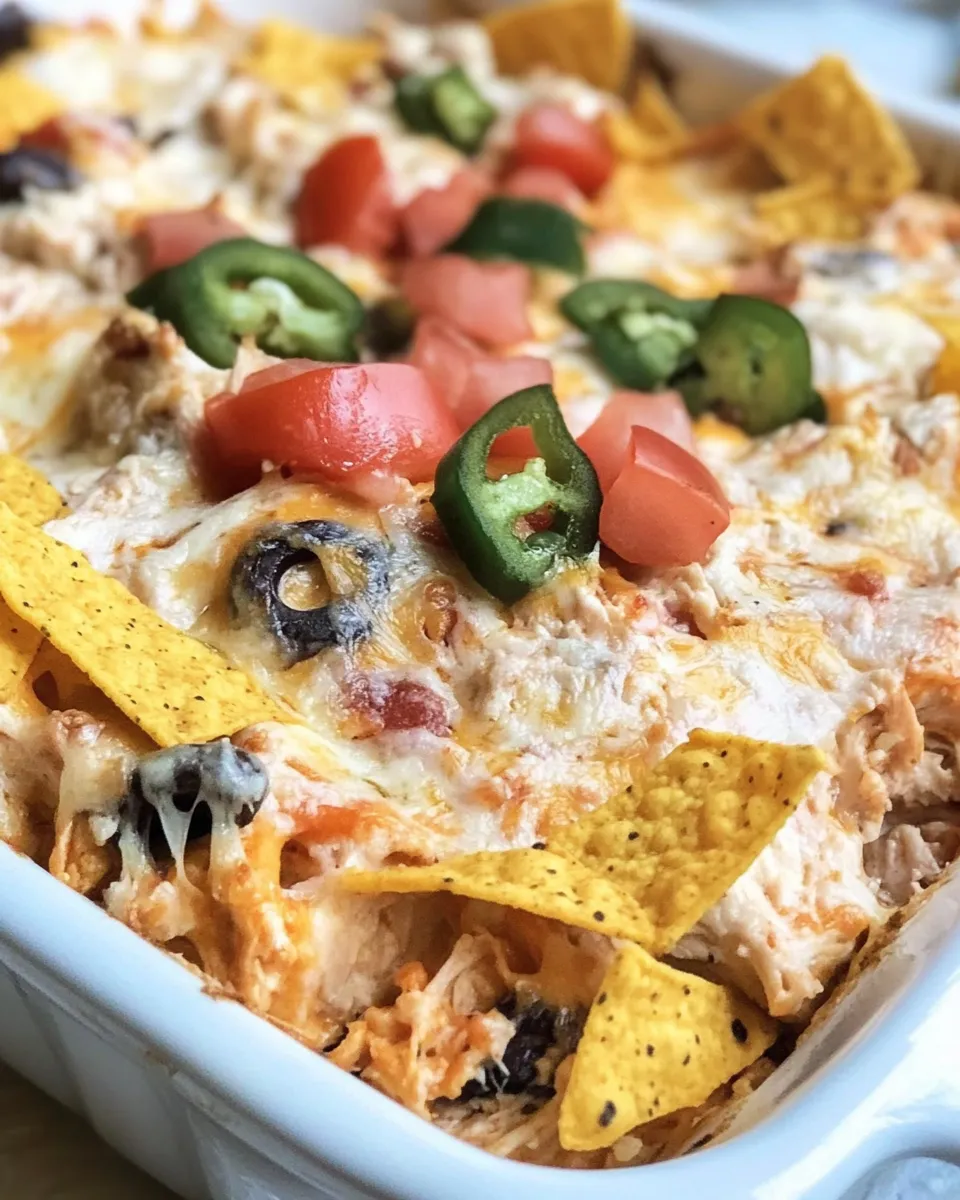 Mexican Chicken Dorito Casserole - ForkandPan