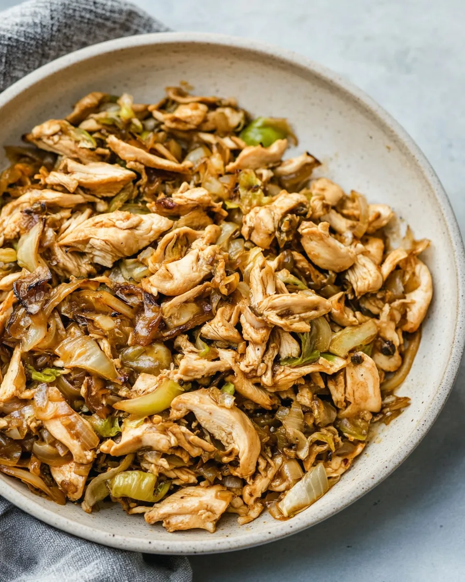 Moo Shu Chicken Skillet Recipe - ForkandPan