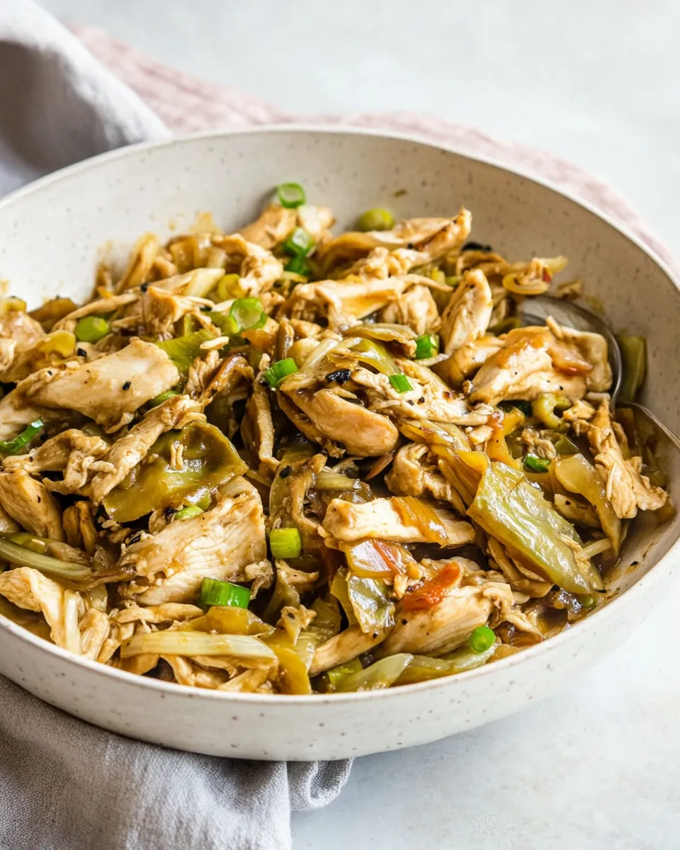 Moo Shu Chicken Skillet Recipe - ForkandPan