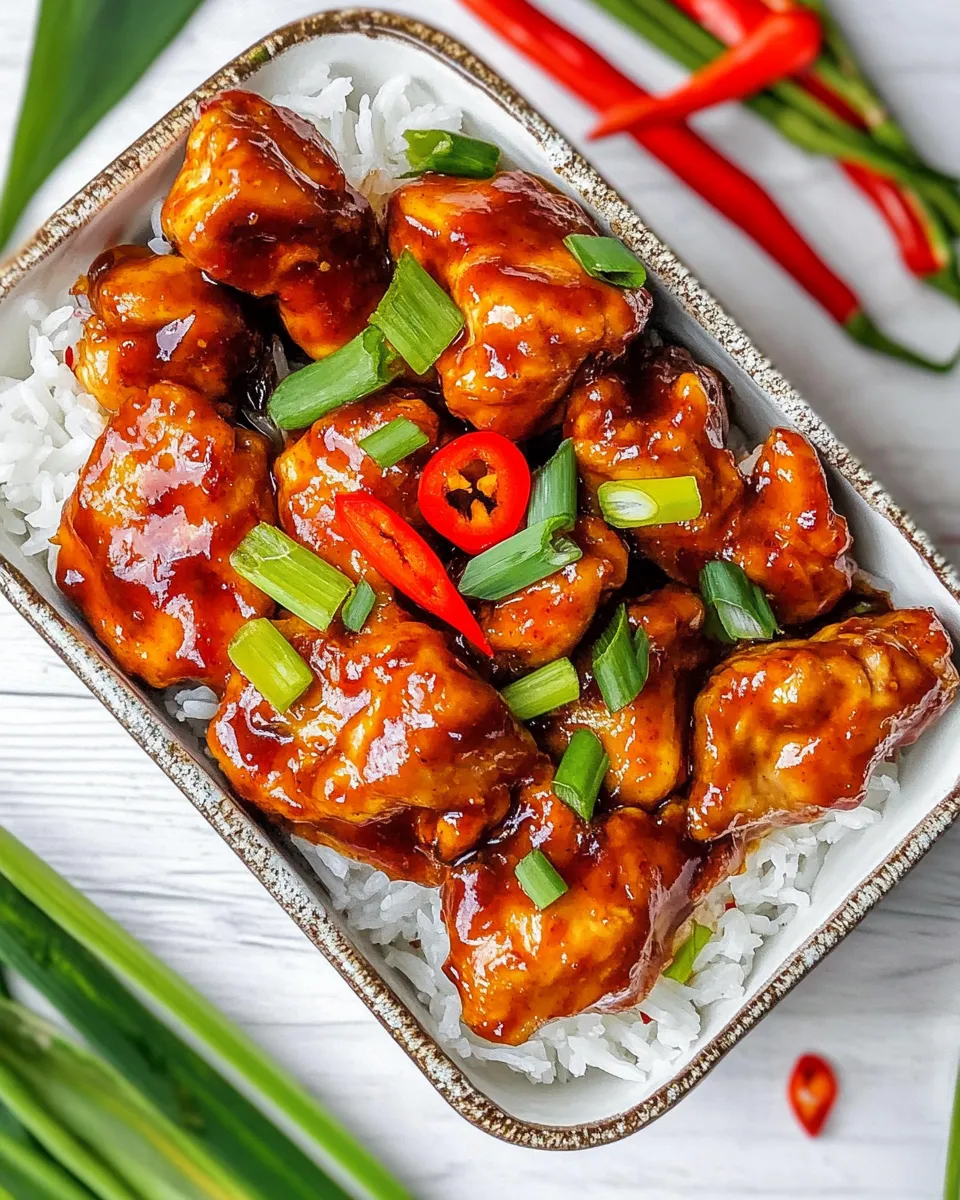 Sweet Chili Chicken - ForkandPan