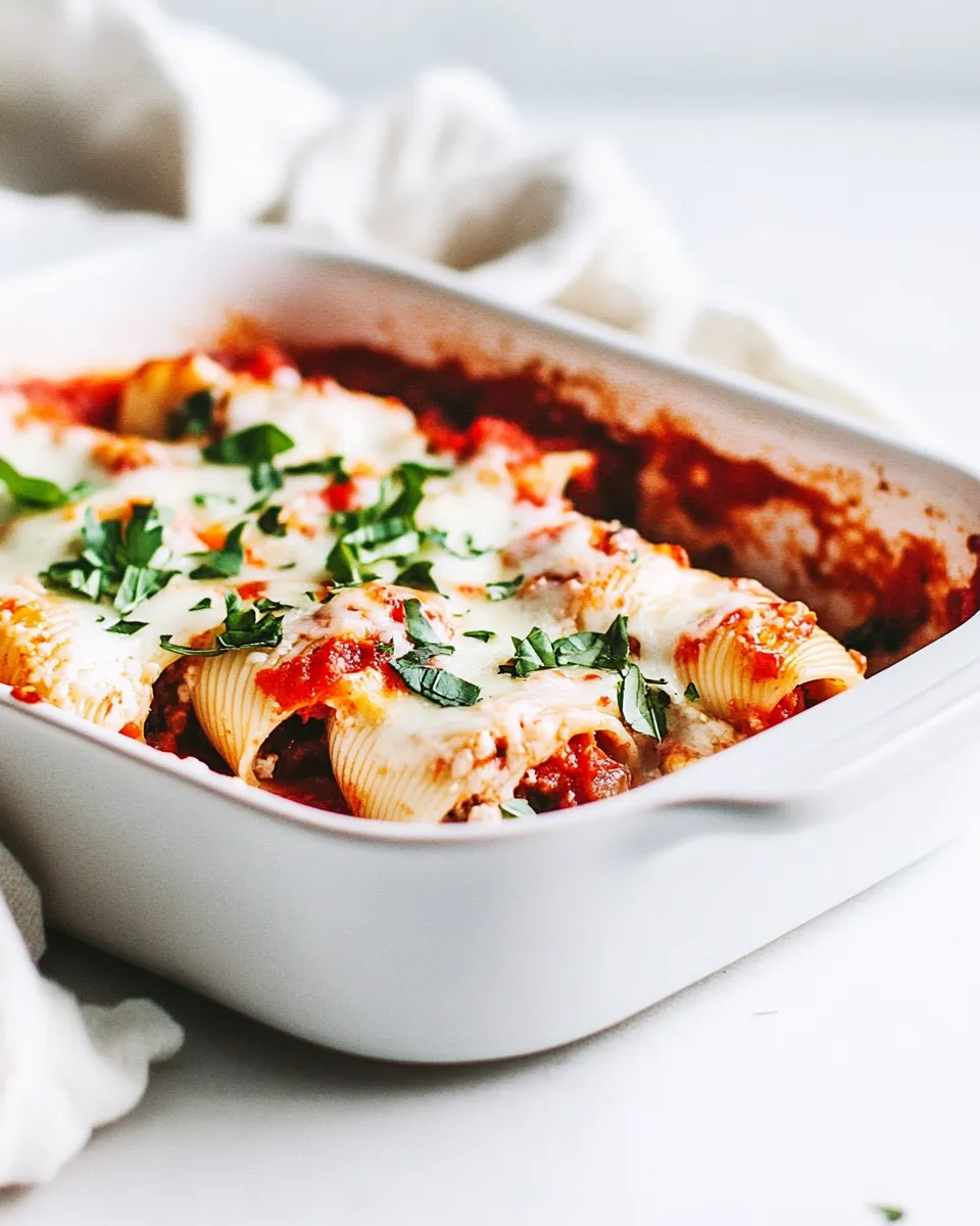 Classic Stuffed Shells Recipe - ForkandPan