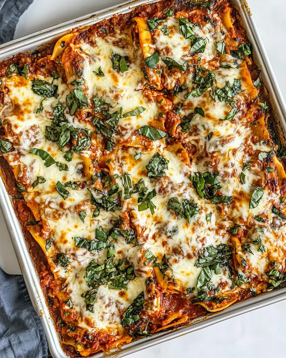 Easy Sheet Pan Lasagna - ForkandPan