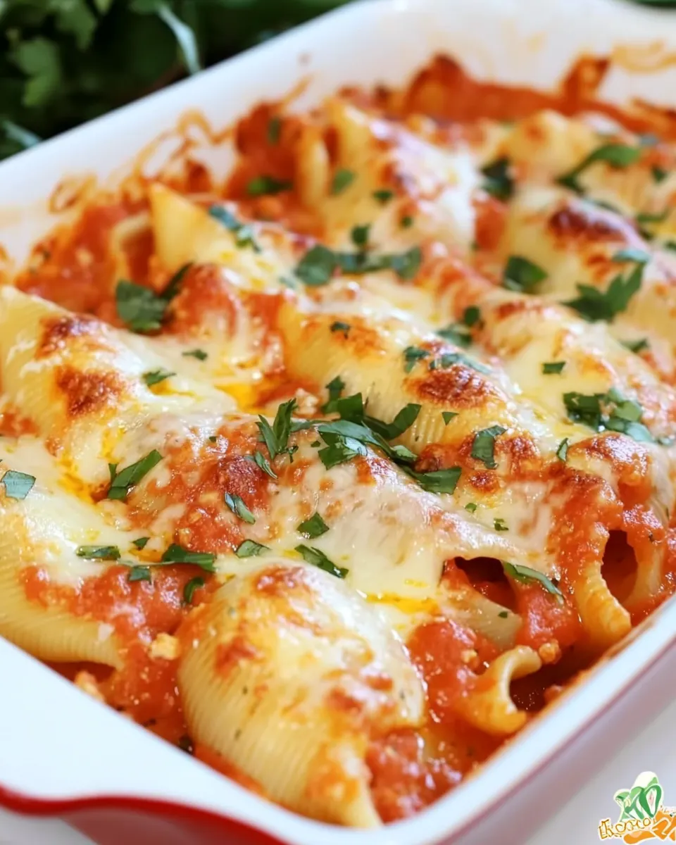 Easy Stuffed Shells - ForkandPan