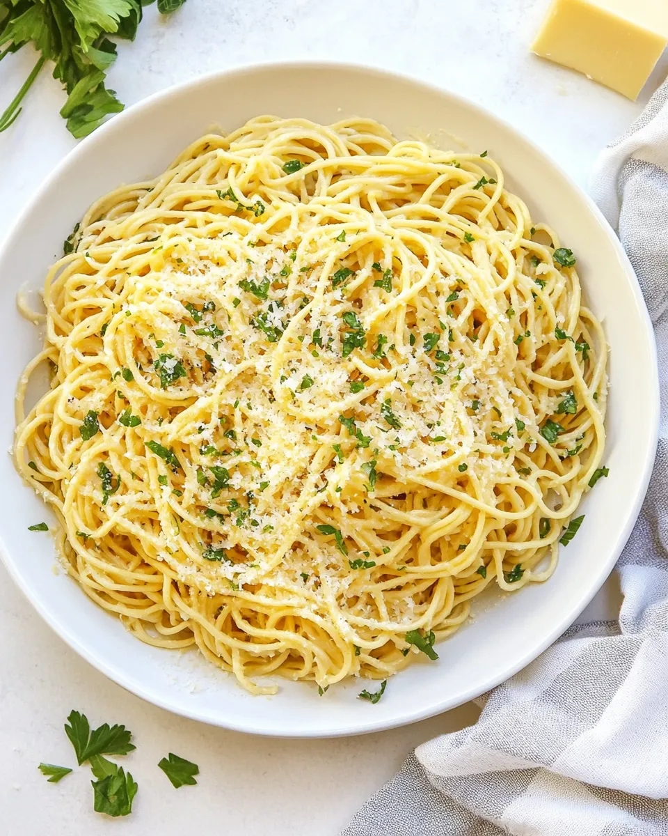 Old Spaghetti Factory Browned Butter and Mizithra Cheese - ForkandPan