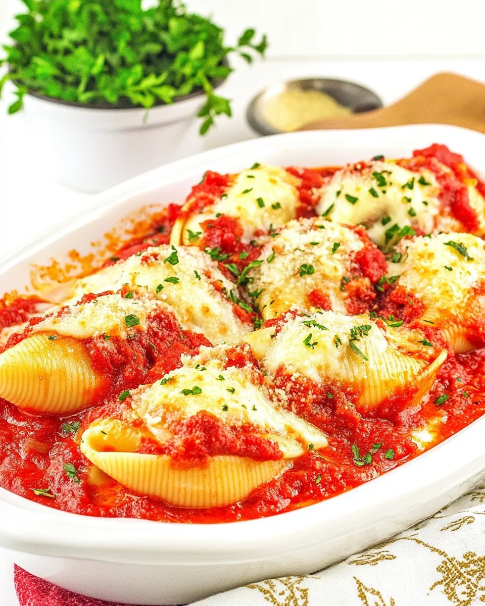 Olive Garden Giant Cheese Stuffed Shells: Easy Restaurant-Quality Pasta ...