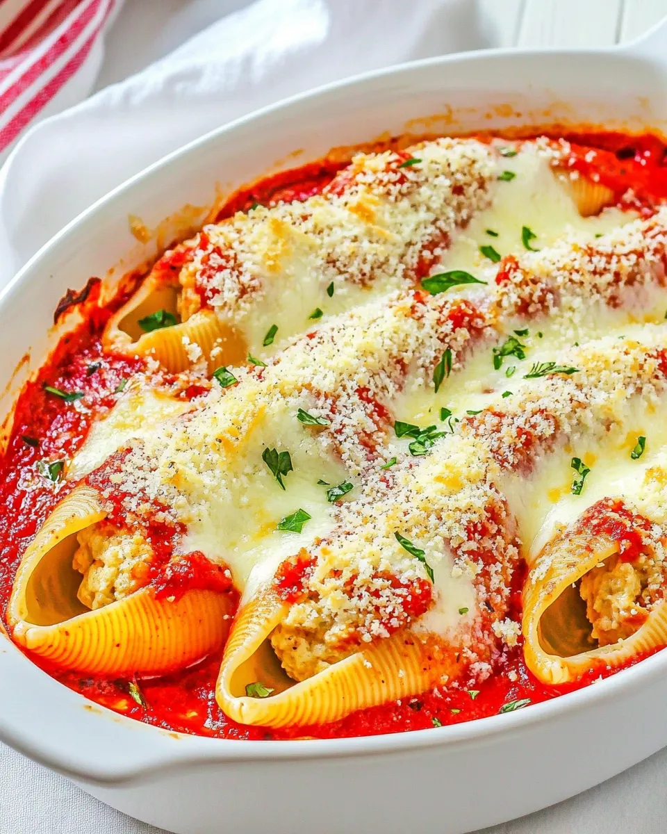 Olive Garden Giant Cheese Stuffed Shells: Easy Restaurant-Quality Pasta ...