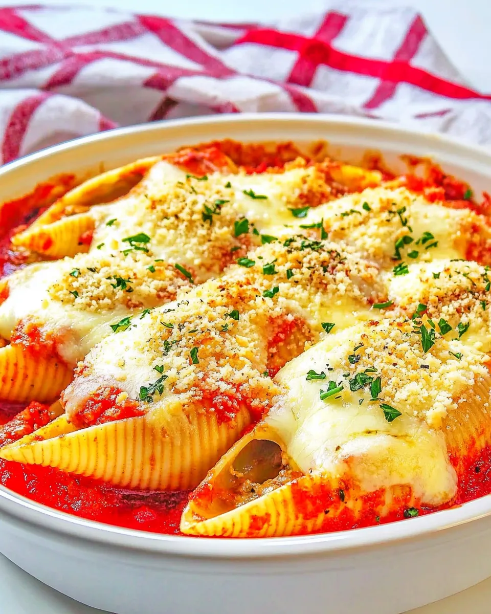 Olive Garden Giant Cheese Stuffed Shells: Easy Restaurant-Quality Pasta ...