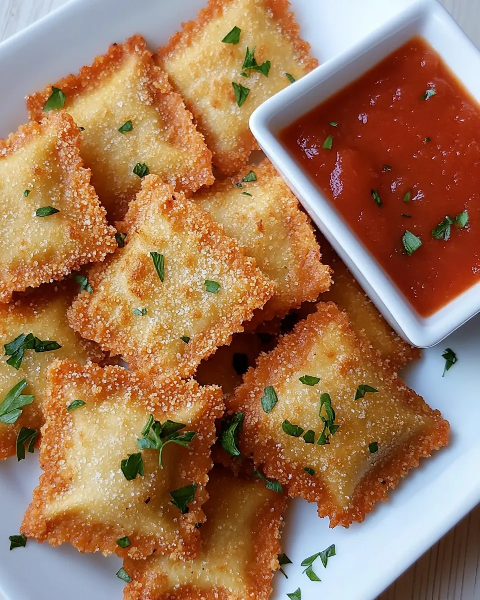 Olive Garden Toasted Ravioli - ForkandPan