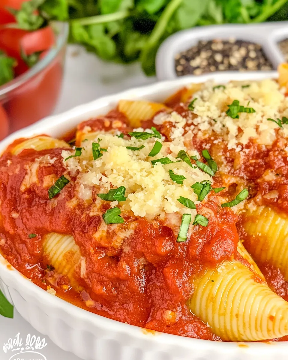 Pesto Stuffed Shells - ForkandPan