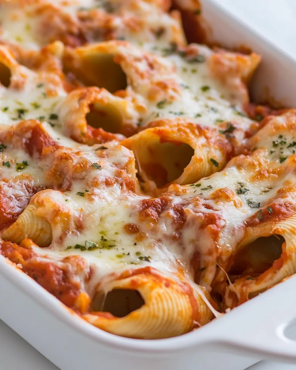Pizza Stuffed Shells - ForkandPan