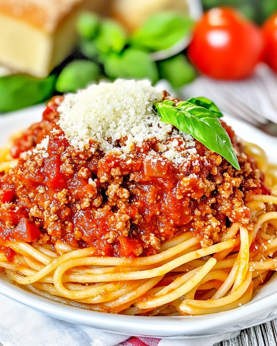 School Cafeteria Spaghetti & Meat Sauce - ForkandPan