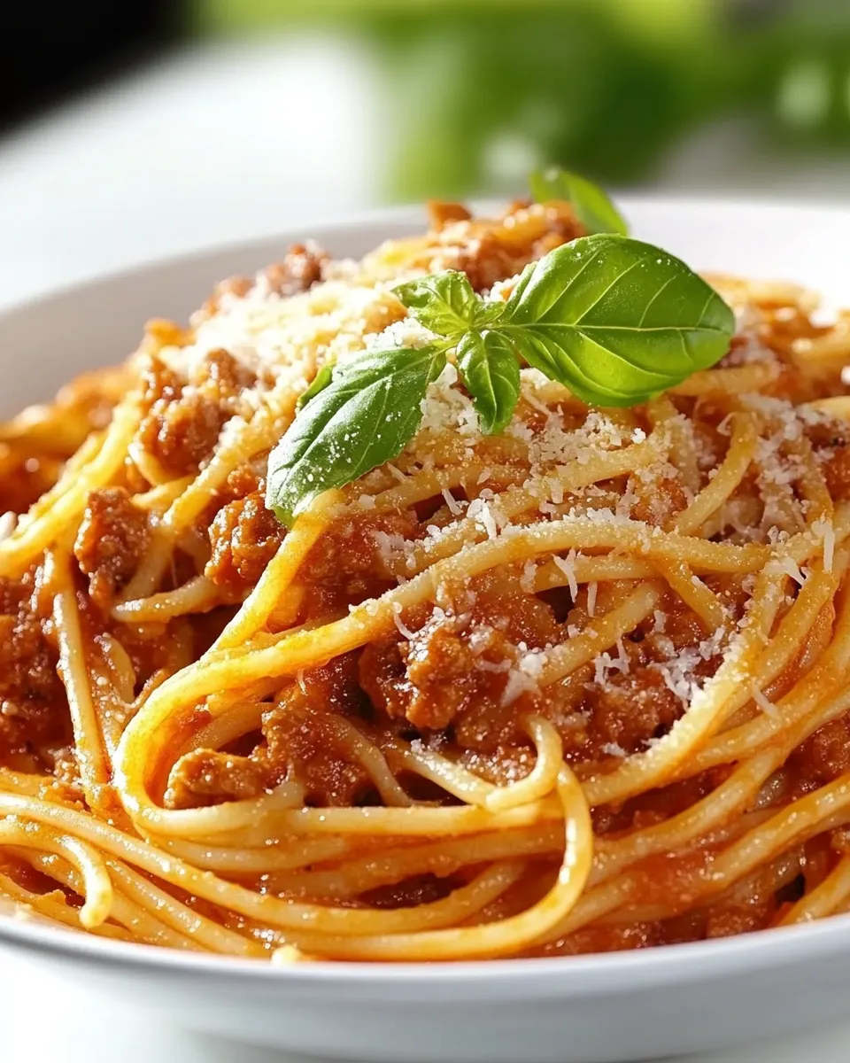 Slow Cooker Skinny Spaghetti - ForkandPan