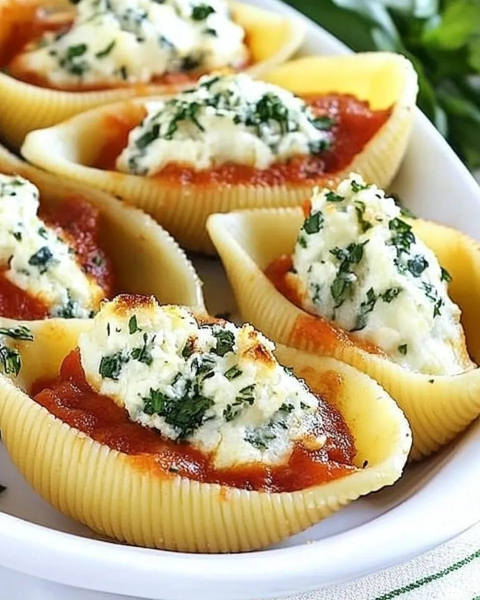 Stuffed Pasta Shells - ForkandPan