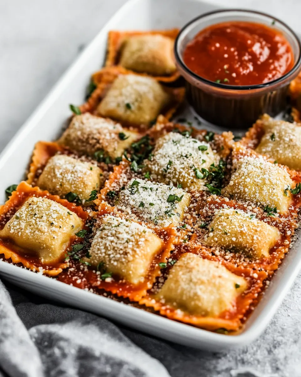 Toasted Ravioli - ForkandPan
