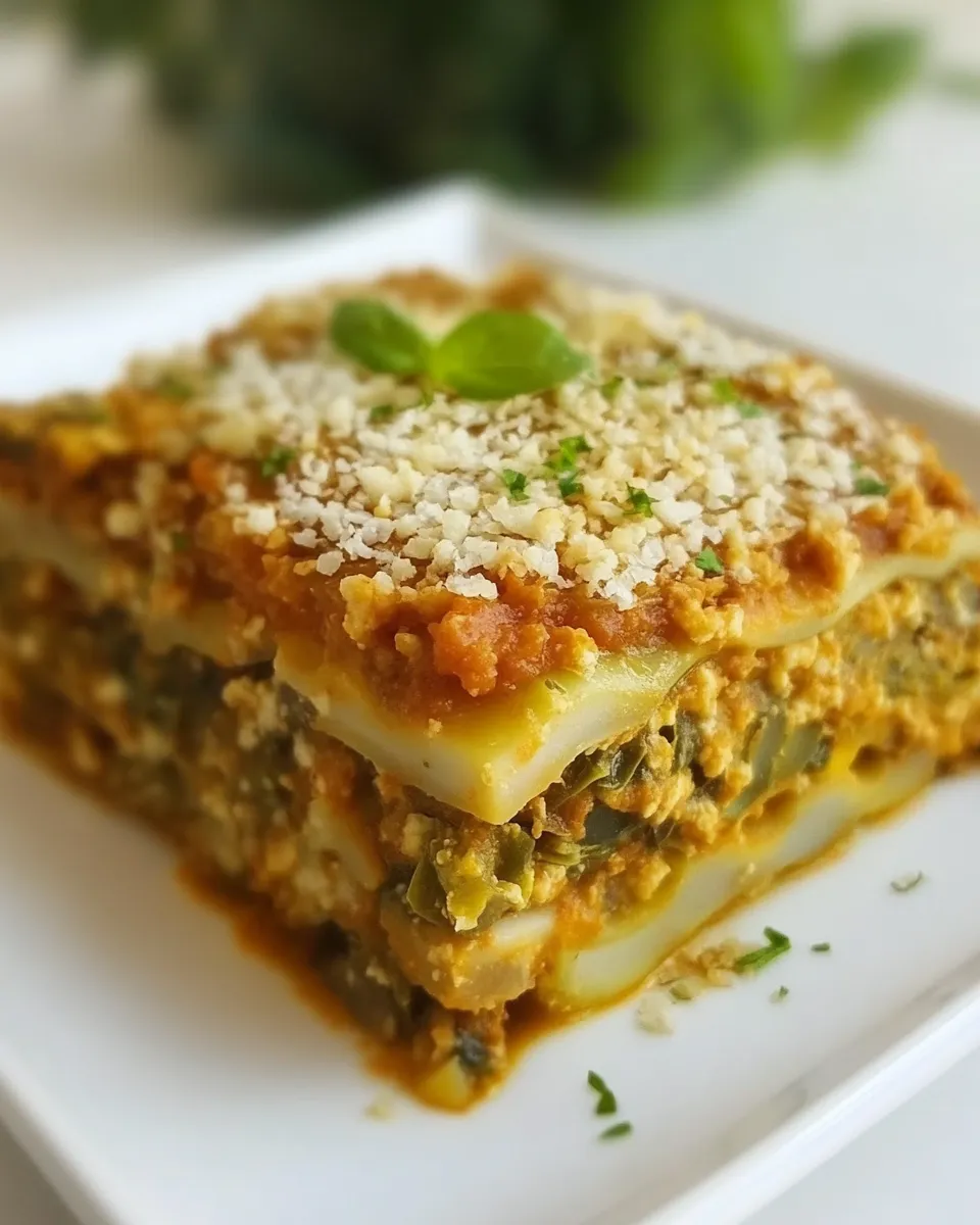 Vegan Cabbage Lasagna - ForkandPan